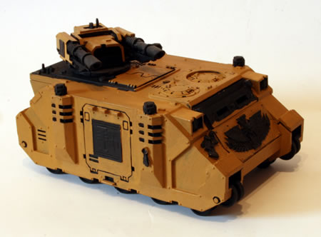 Grey Knights Razorback basecoat - Felix's Gaming Pages