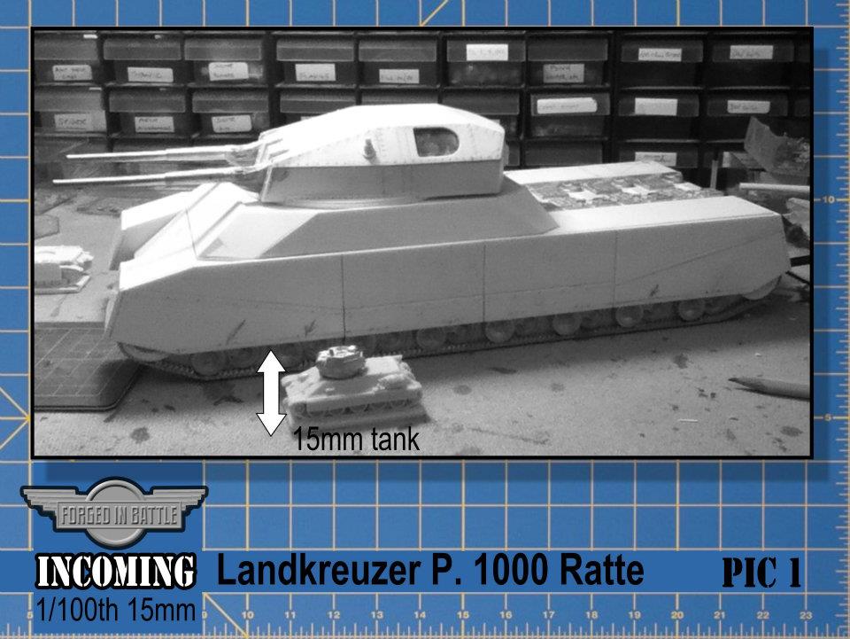 15mm P1000 Ratte - Felix's Gaming Pages