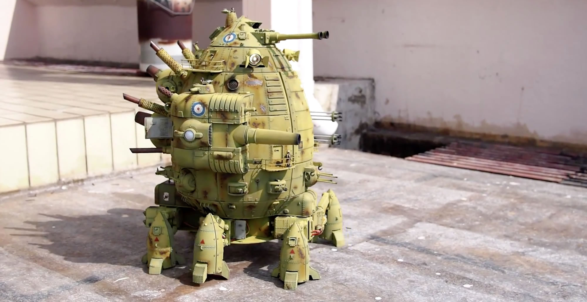 Steampunk 3D Moving Robot looking very much like an Ork Gargant - Felix ...